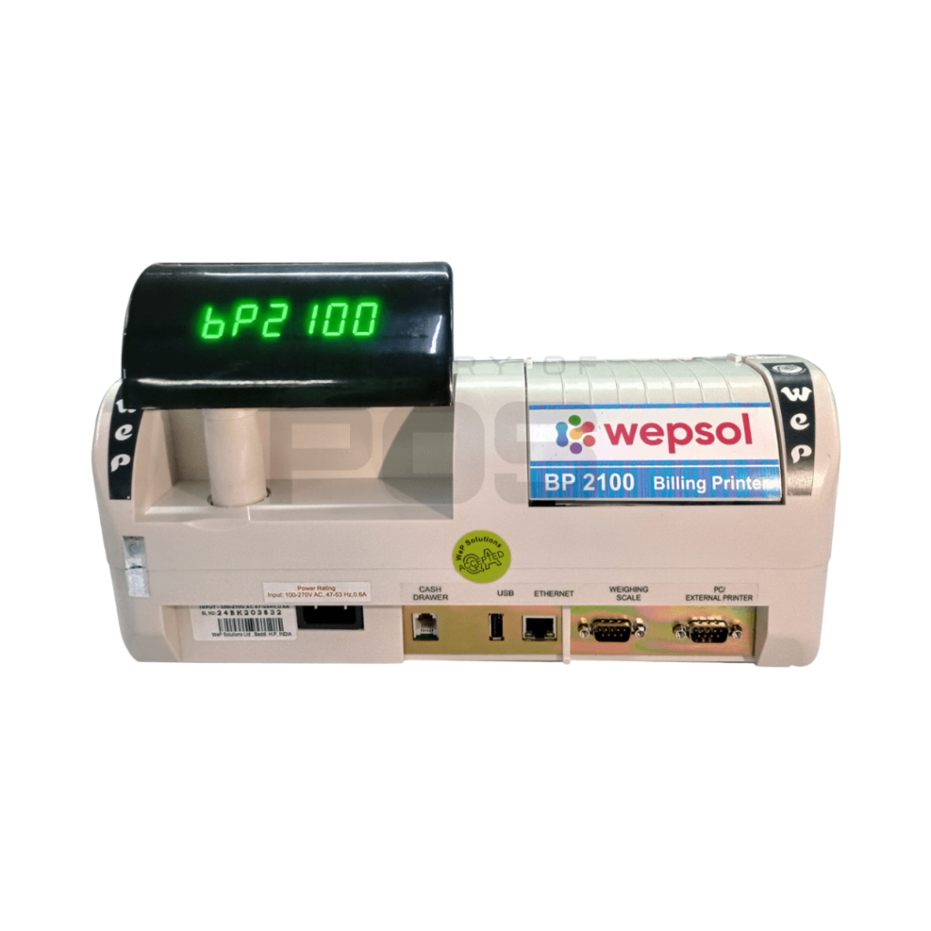 Wepsol BP 2100 Electronic Billing Machine | MinistryofPOS