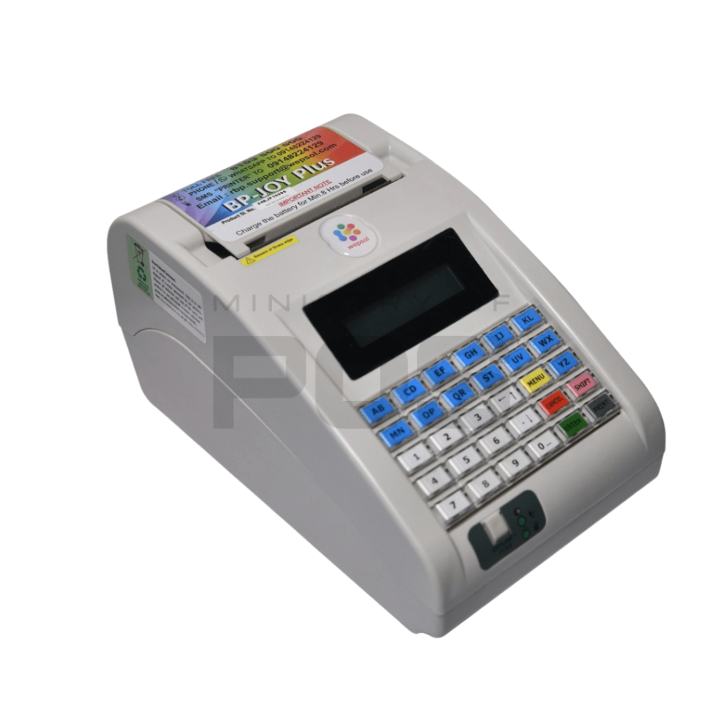 Wepsol BP Joy Plus Electronic Billing Machine | MinistryofPOS