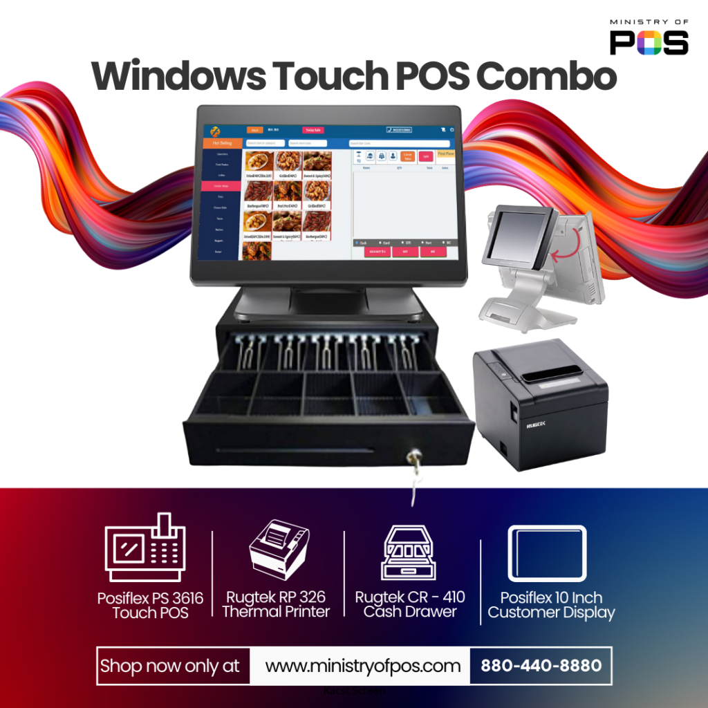 Posiflex Touch POS Combo - Windows Touch POS
